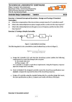 Tutorial 3 sol - DIY SS22 - TECHNISCHE UNIVERSIT ̈AT DORTMUND Filippo Tamagnini, Yehia ...