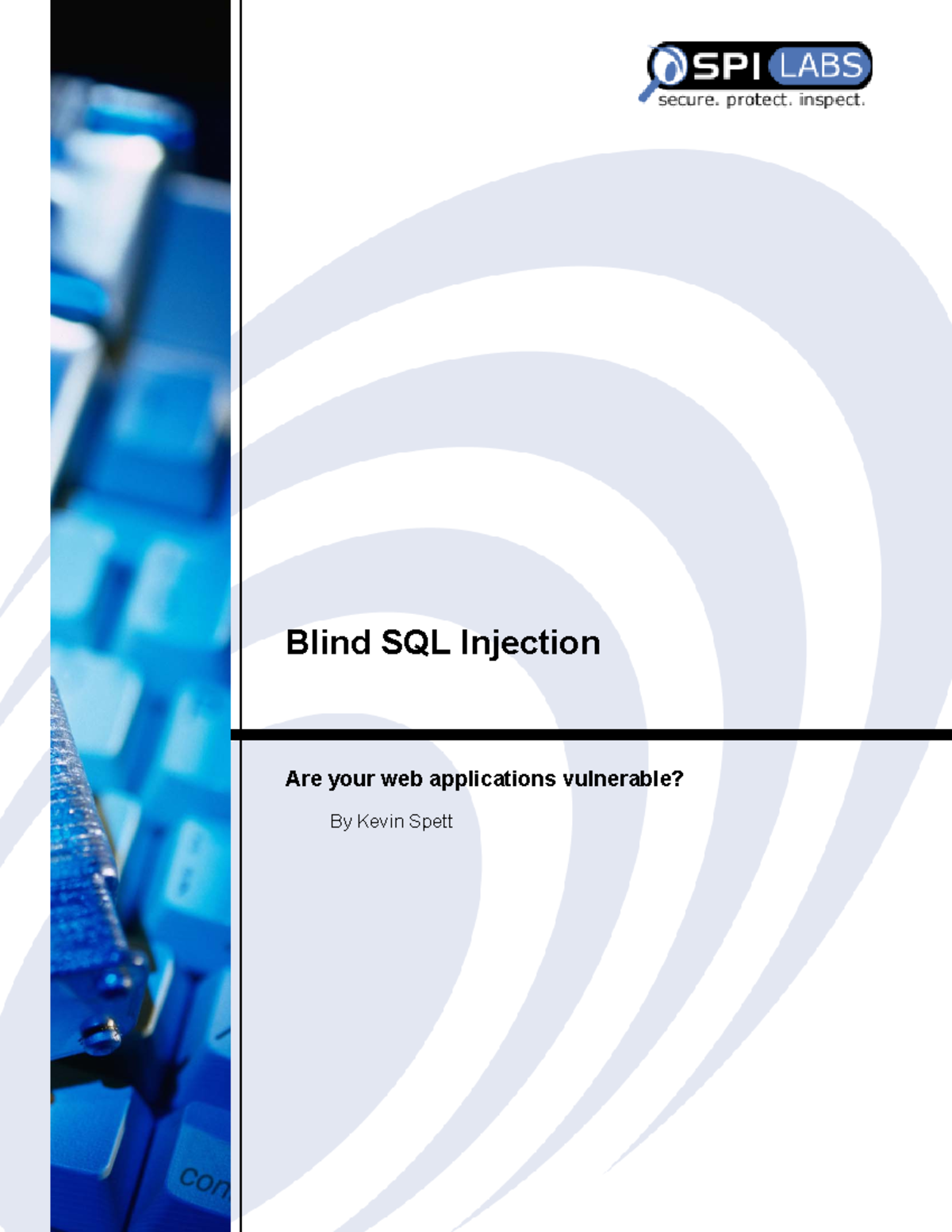 Blind SQL Injection - Apuntes 12 - Blind SQL Injection Are your web ...