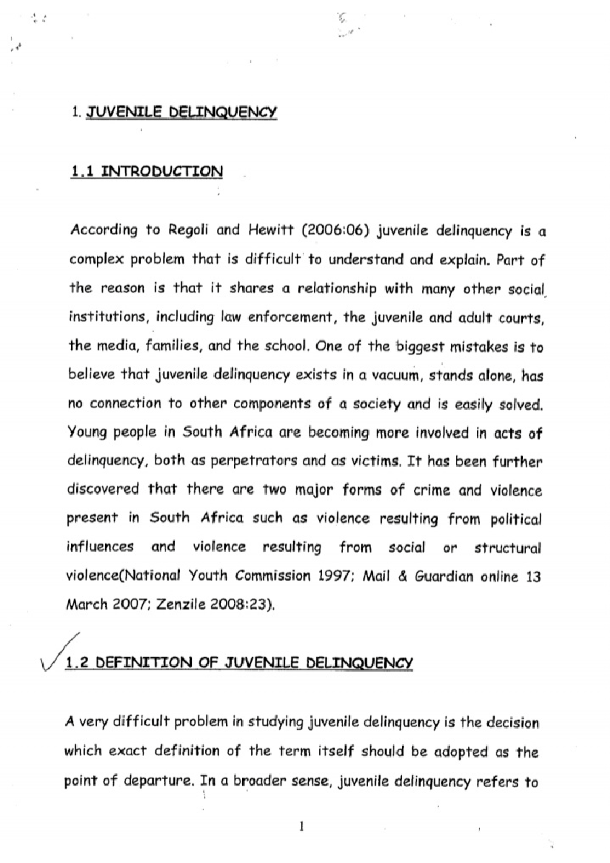 CRY15M2 Juvenile Delinquency notes 2 - LWD41M2 - Studocu