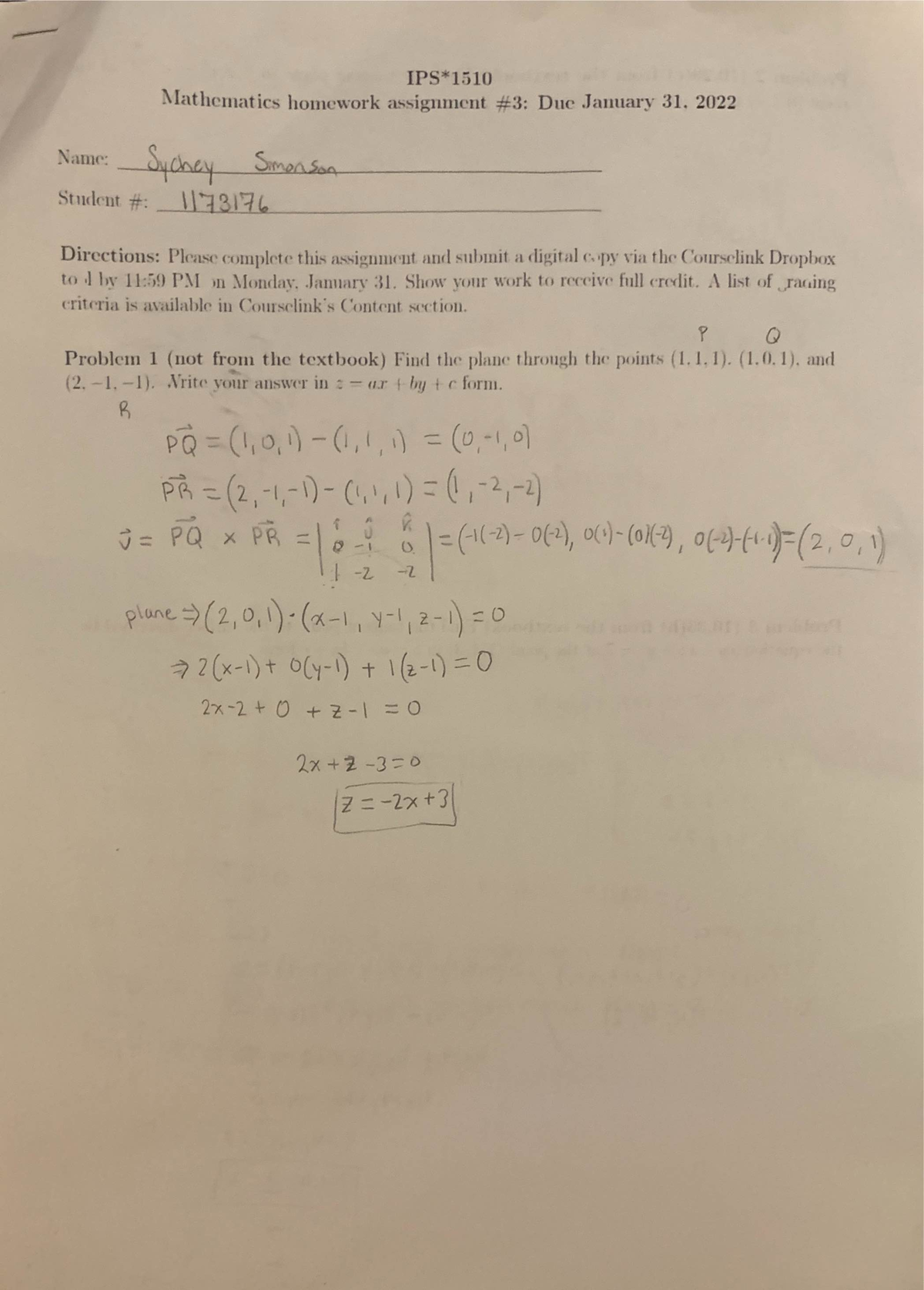 Math Hw 3 - Homework - Ips1500 - Studocu