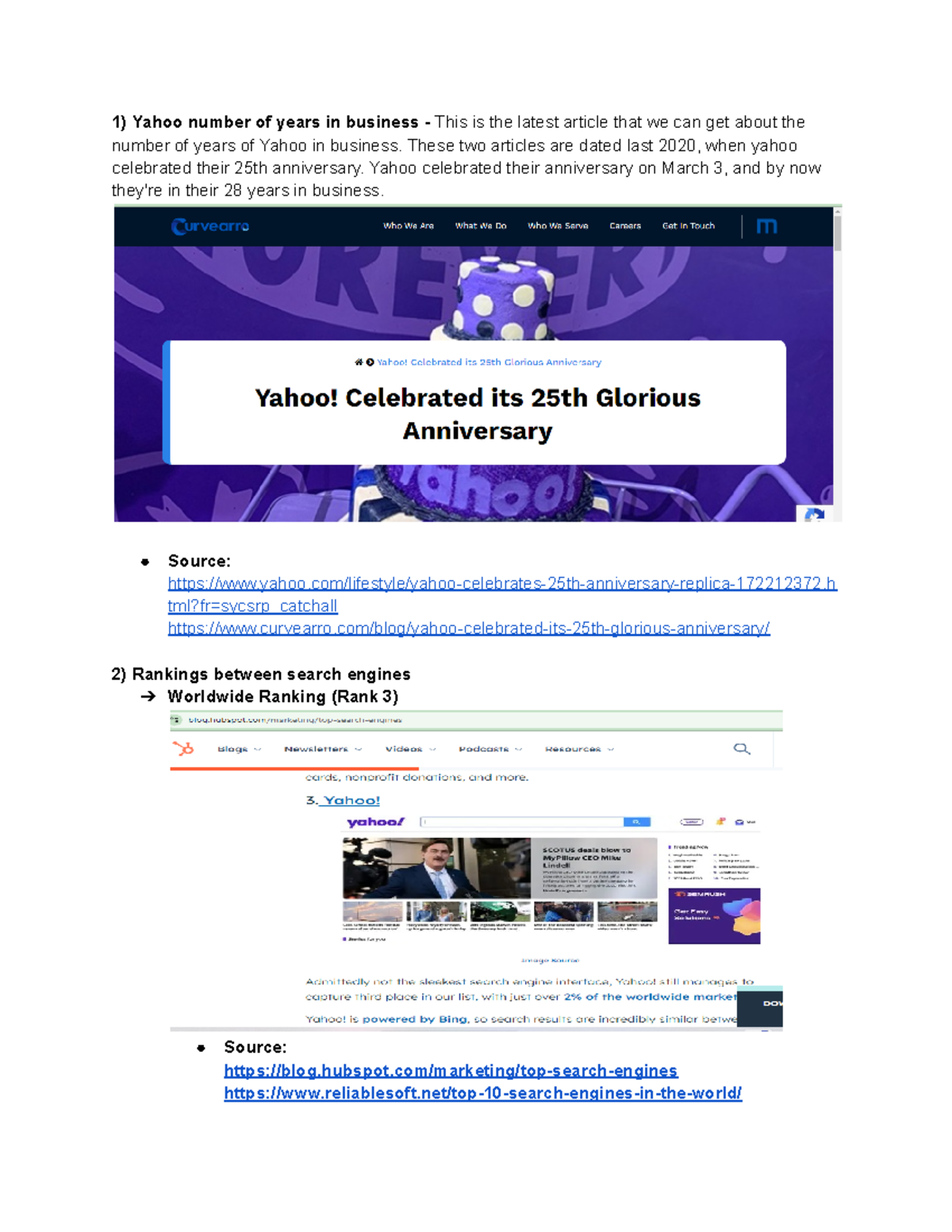 Straba, Draft - SWOT analysis - Yahoo number of years in business ...