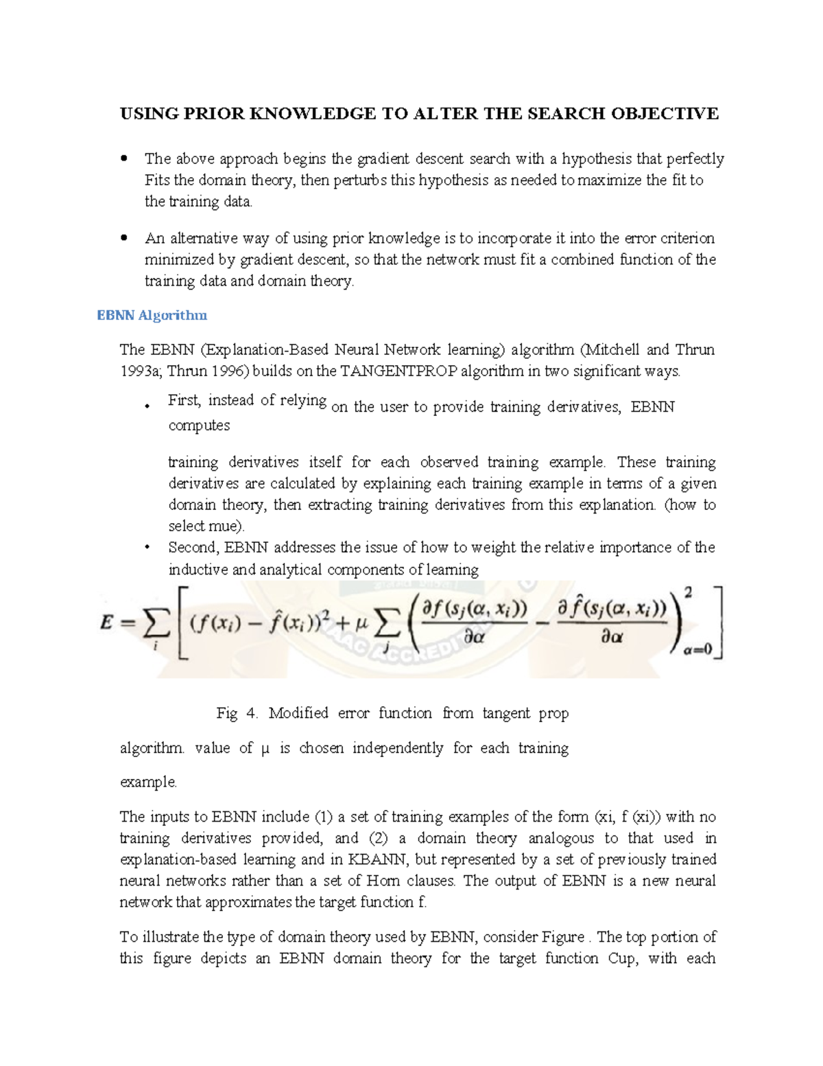 Unit-5 analytical learning 2 - USING PRIOR KNOWLEDGE TO ALTER THE ...