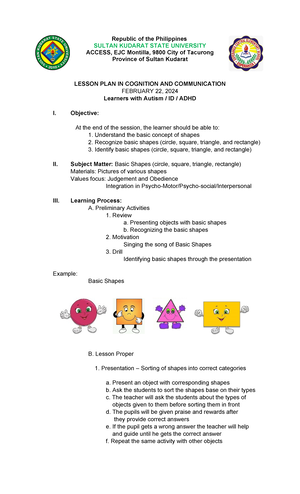 4 As Lesson PLAN 10 Quartile - LESSON PLAN GRADE 10 – MATHEMATICS ...