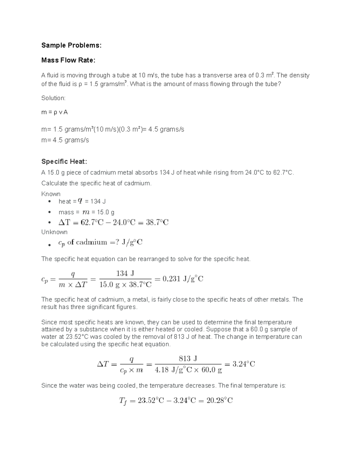 Sample Problems 2 - This course is the first semester of a two-semester ...