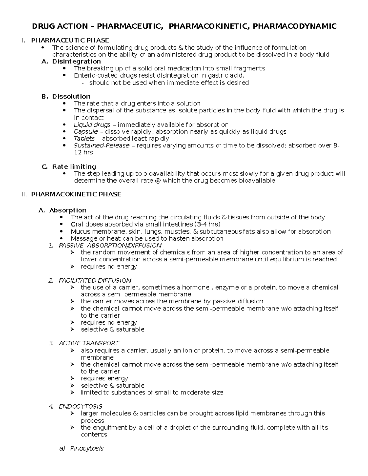 7-Drug-Action - 7-Drug-Action - DRUG ACTION – PHARMACEUTIC ...