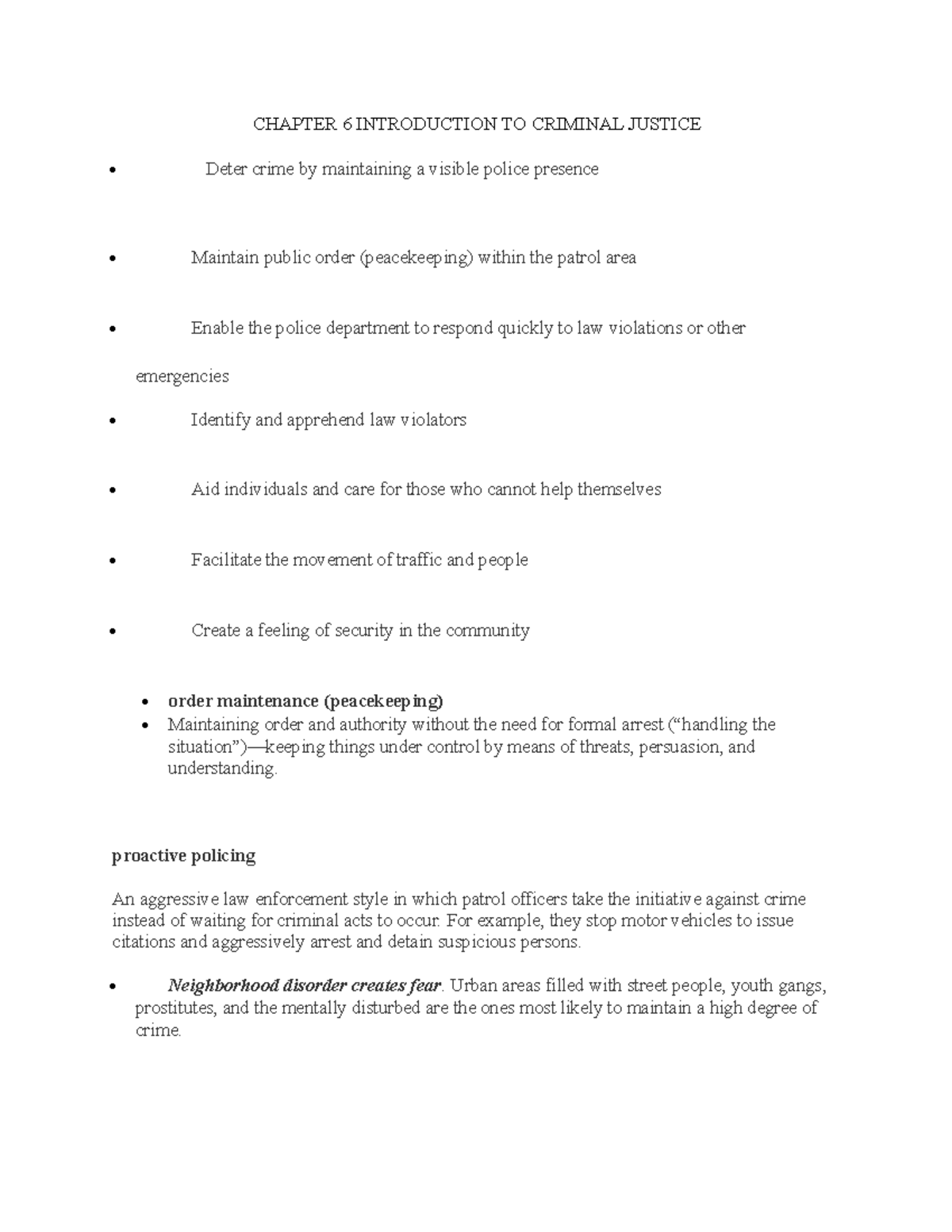 Introduction to Comparative Criminal Justice Systems - CHAPTER 6 ...