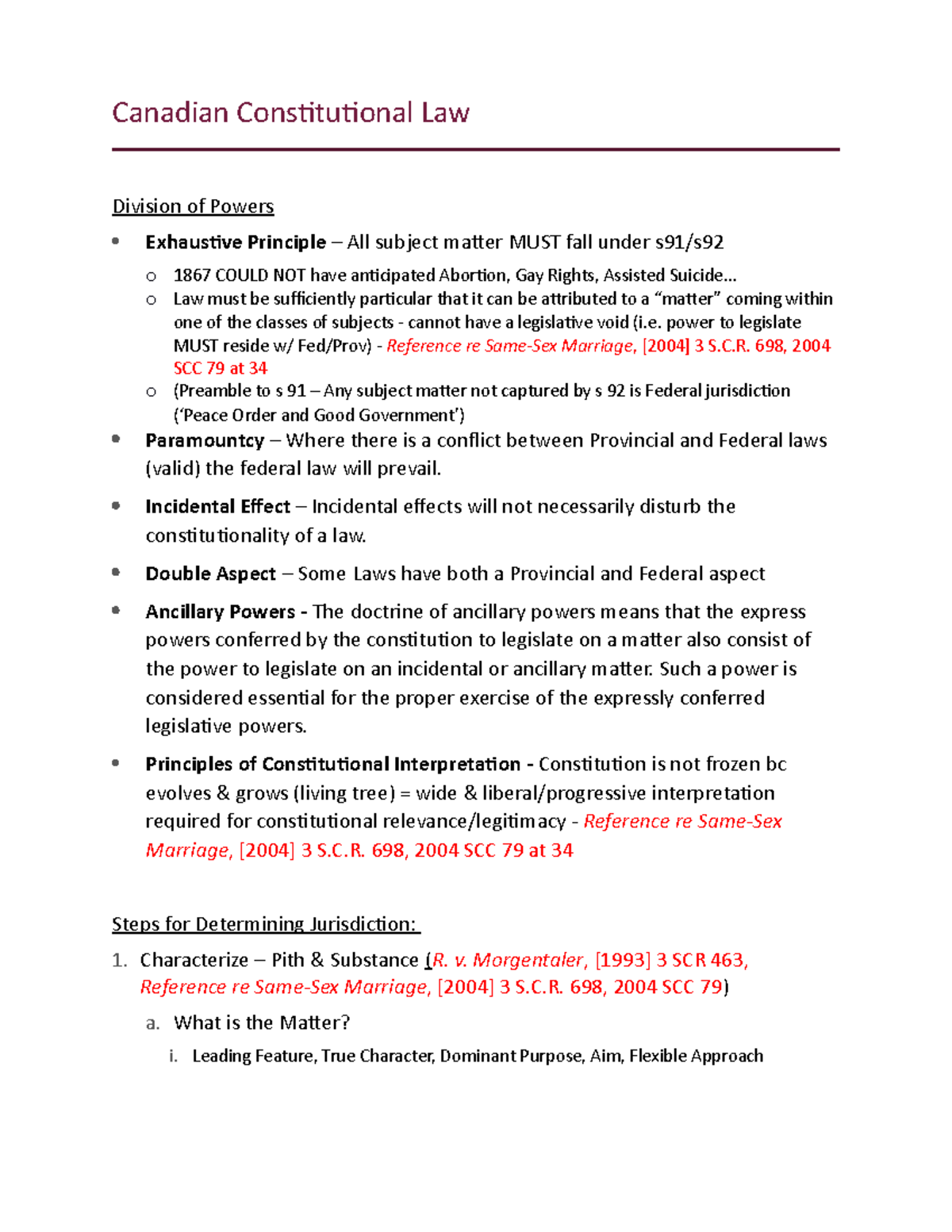 CDN Constitutional Notes - Canadian Constitutional Law Division of ...