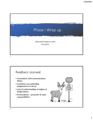 2250 progress report guidelines - BMED 2250 Problems in Biomedical ...