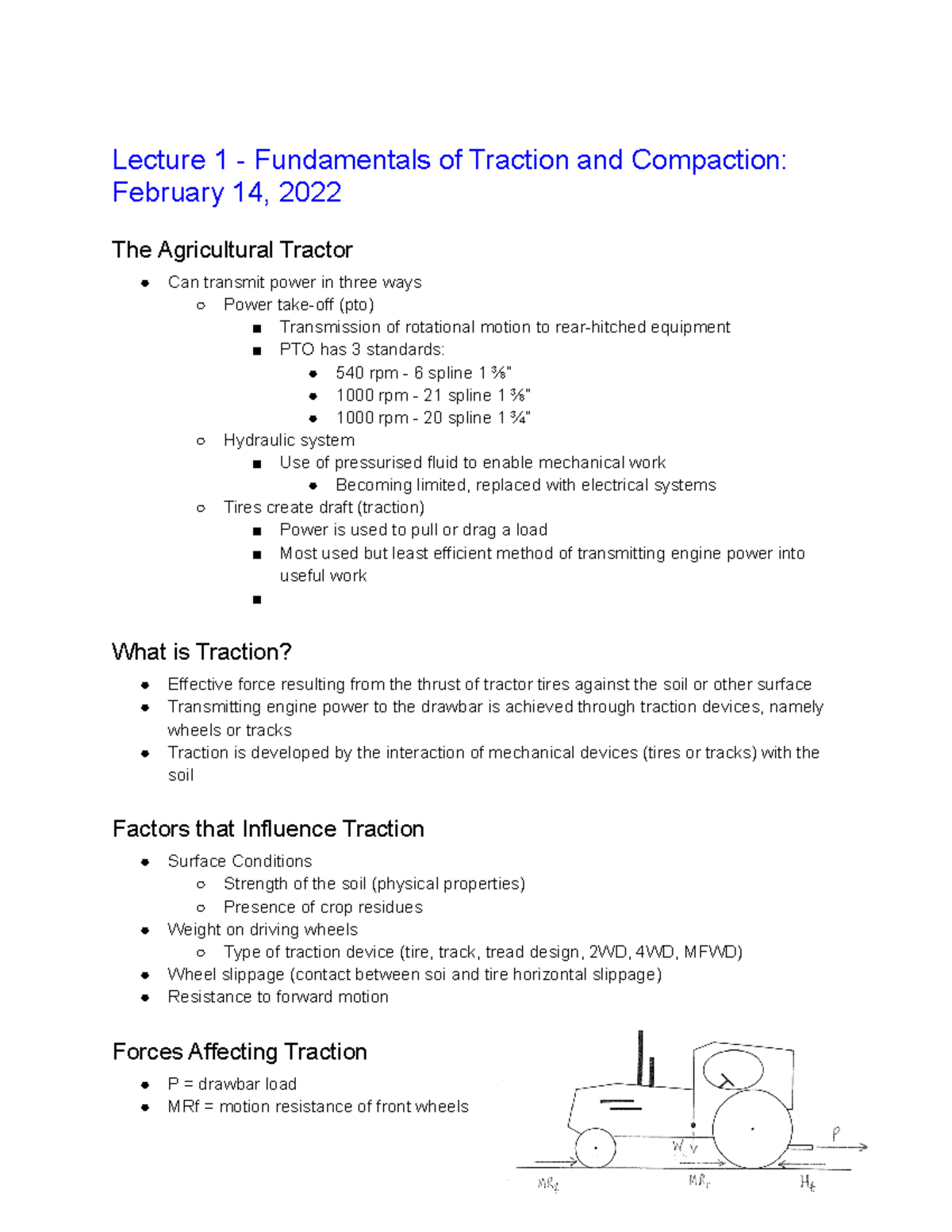 BIOE 3100 Lecture Notes Unit 2 Machinery - Lecture 1 - Fundamentals of ...