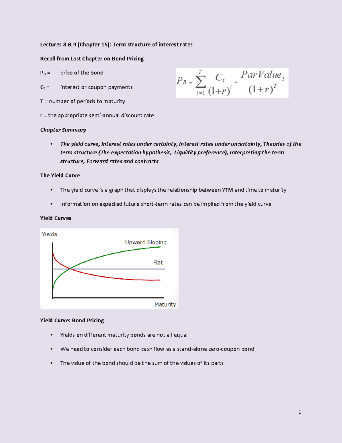 Ch 15 - interest rate structure - Warning: TT: undefined function: 32 Warning: TT: undefined ...