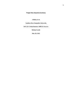 Project 2- Report- Whiltley Ervin - Ethics can be a hard concept to ...