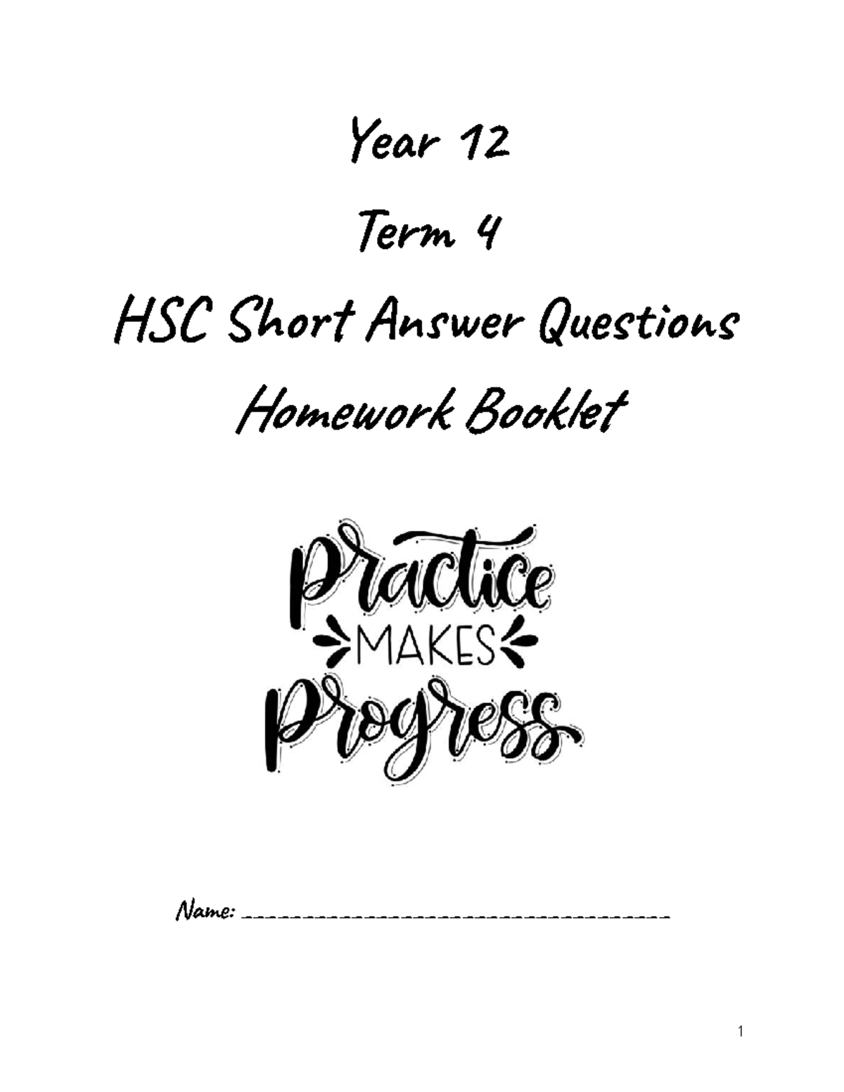 HSC Common Module English Advanced Practice Questions - Yer 12 Ter 4 H ...