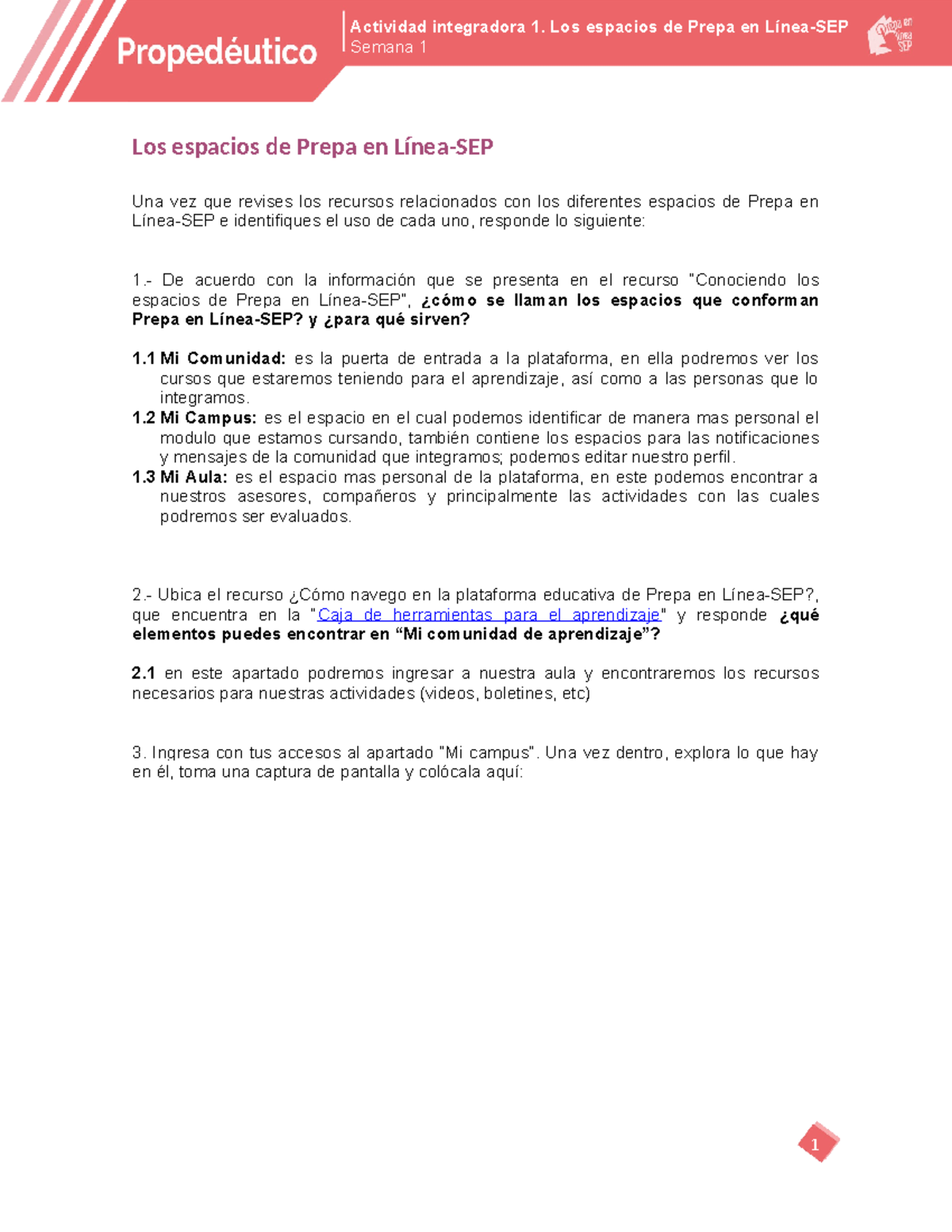 Escobar Pruneda Juan M00S1AI1 - Semana 1 Los espacios de Prepa en Línea ...