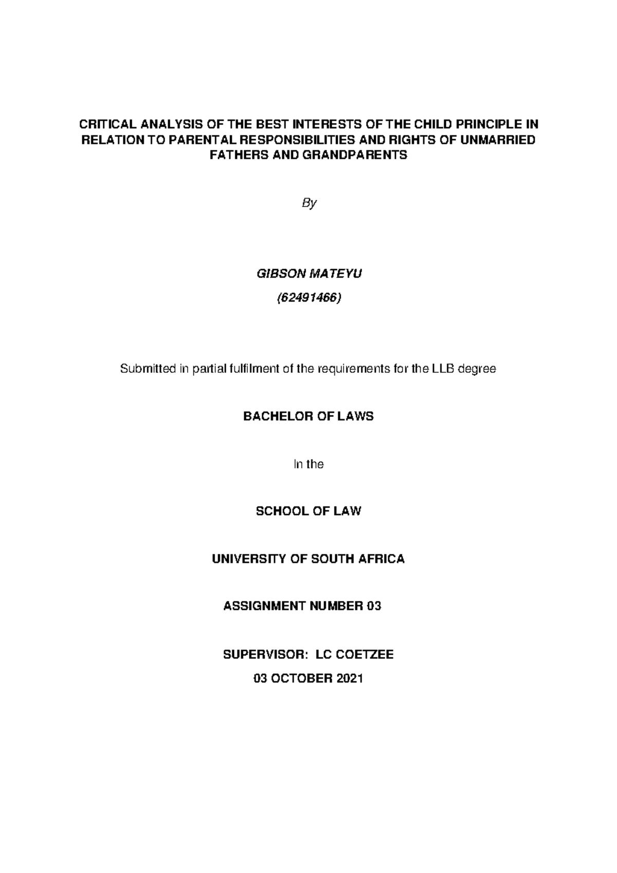 62491466 Rrllb Research Submission - CRITICAL ANALYSIS OF THE BEST ...