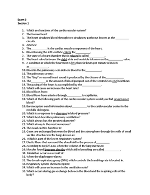 BIO 105 Final Exam Review Sheets - Final Exam Review Sheet Introduction ...