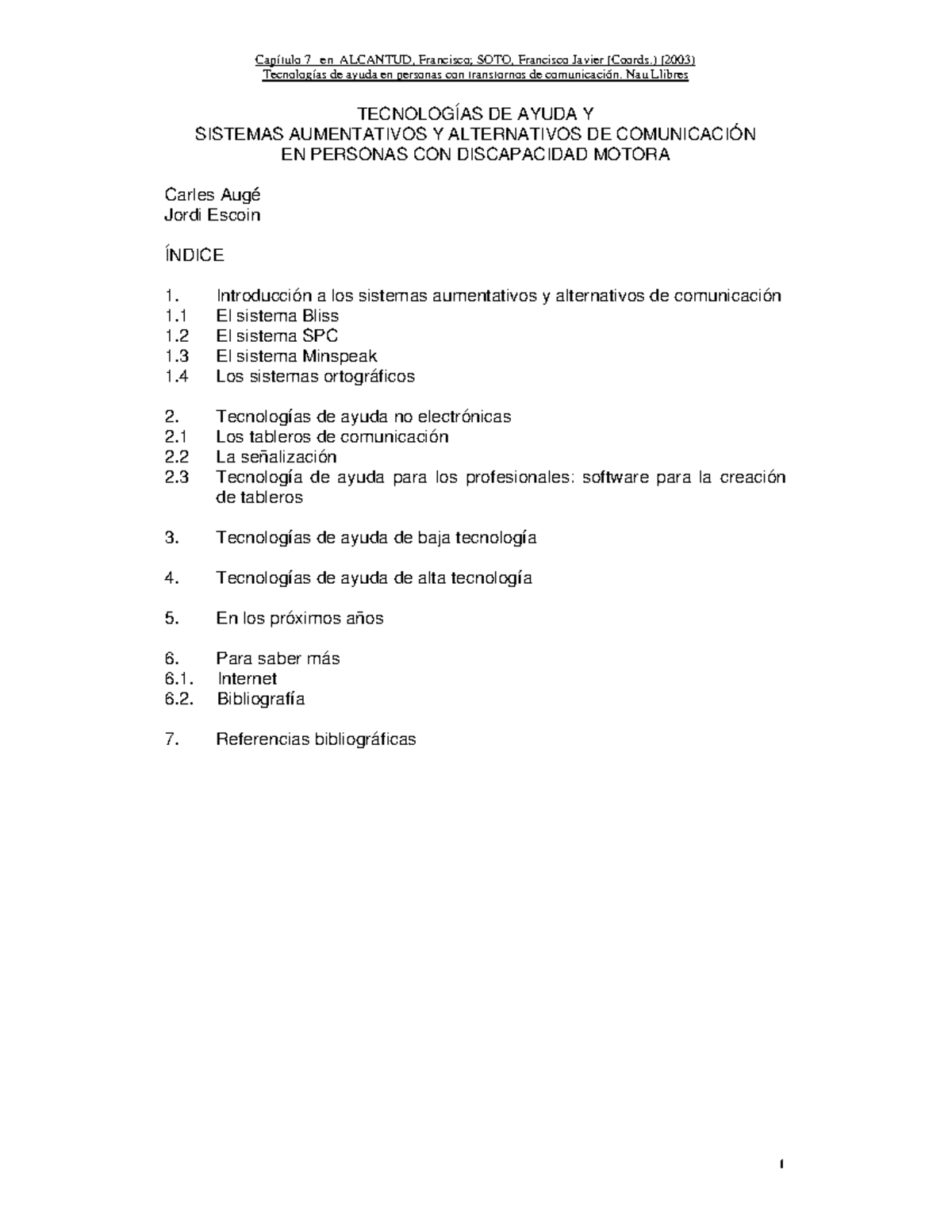 TA y SAAC - habla acerca de saam y su puesta en marcha en niños con ...