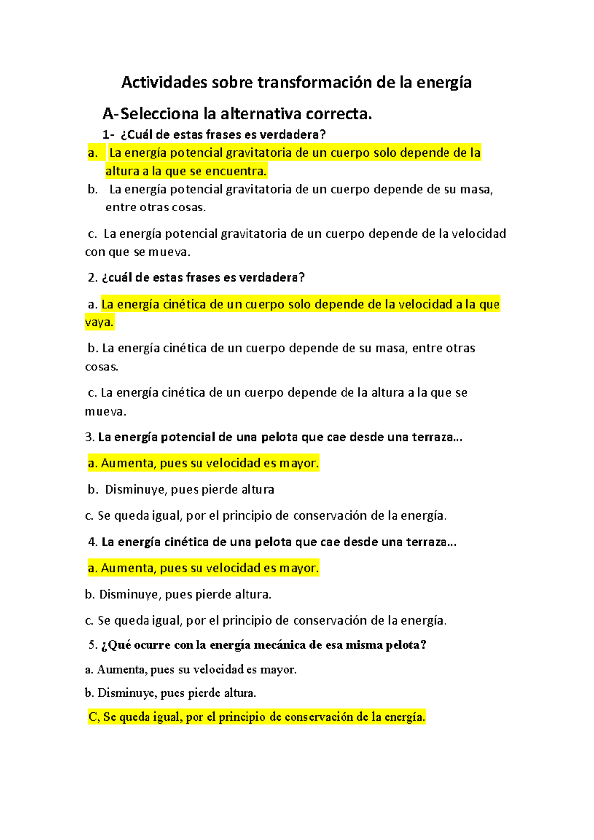 Práctica 4 física 2 profesor Aquiles - Actividades sobre transformación ...