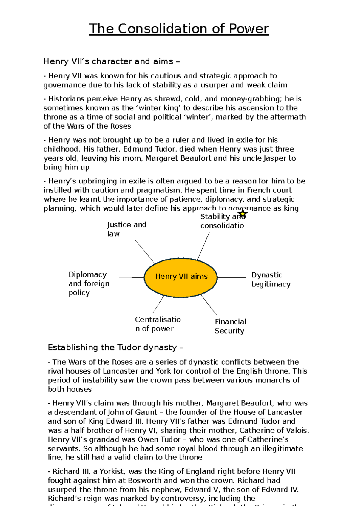 Section 1, The consolidation of power - The Consolidation of Power ...