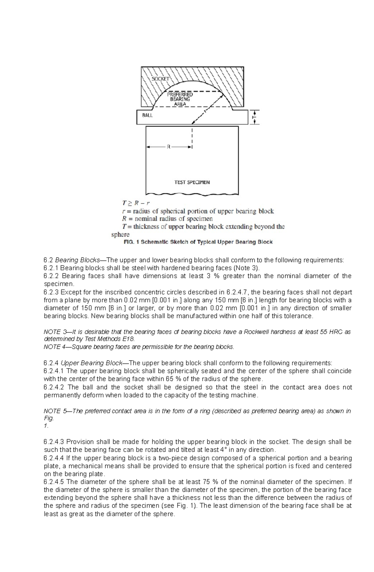 CMT-Module-4 part 3 - 6 Bearing Blocks—The upper and lower bearing blocks shall conform to the ...