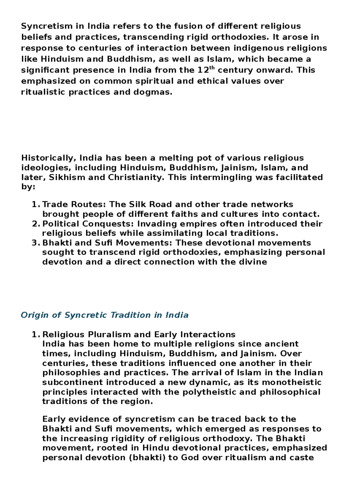 Document (57) - Kabir views on syncretismKabir views on syncretismKabir ...