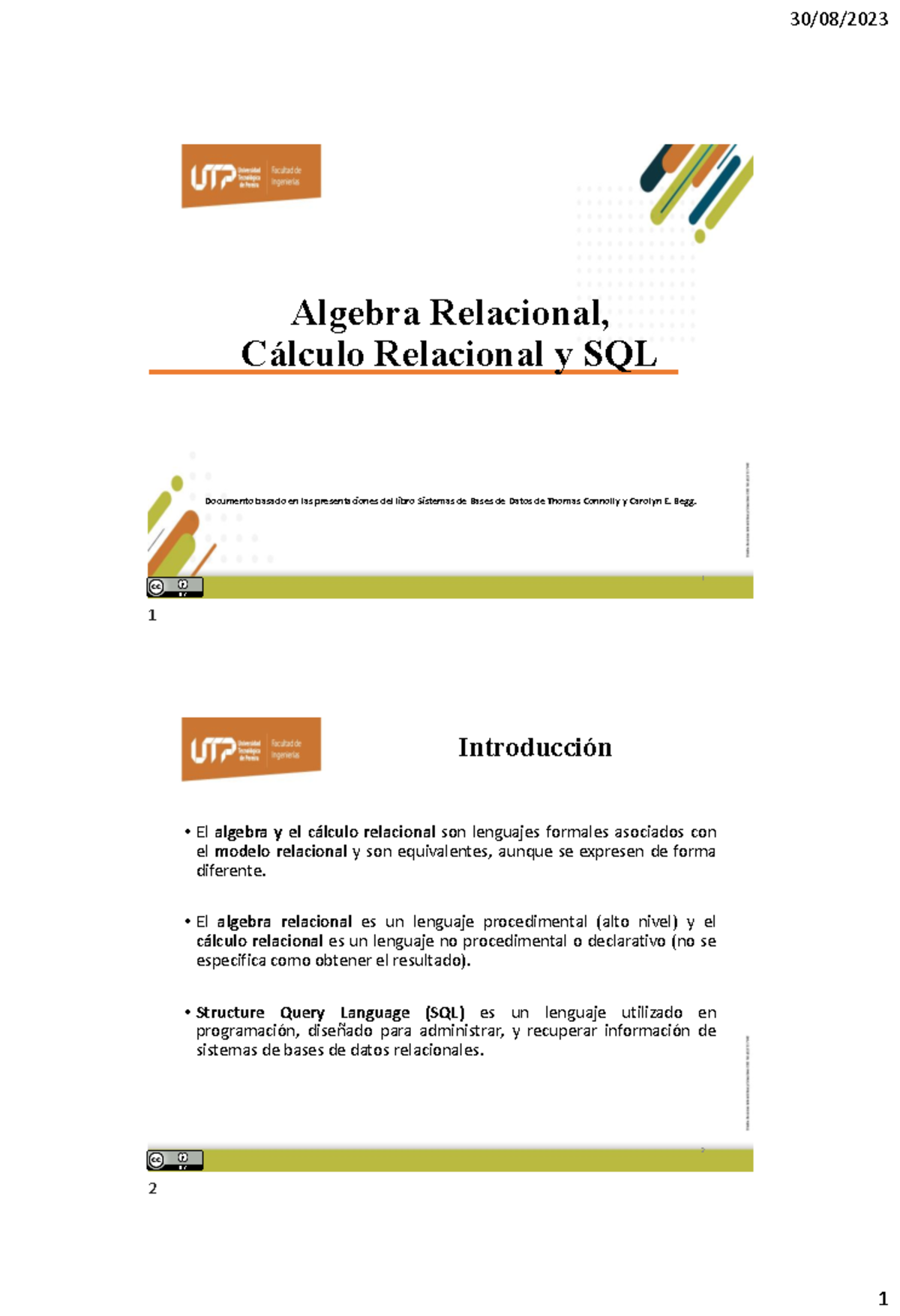 04 Algebra y Calculo Relacional V3 - Algebra Relacional, Cálculo ...
