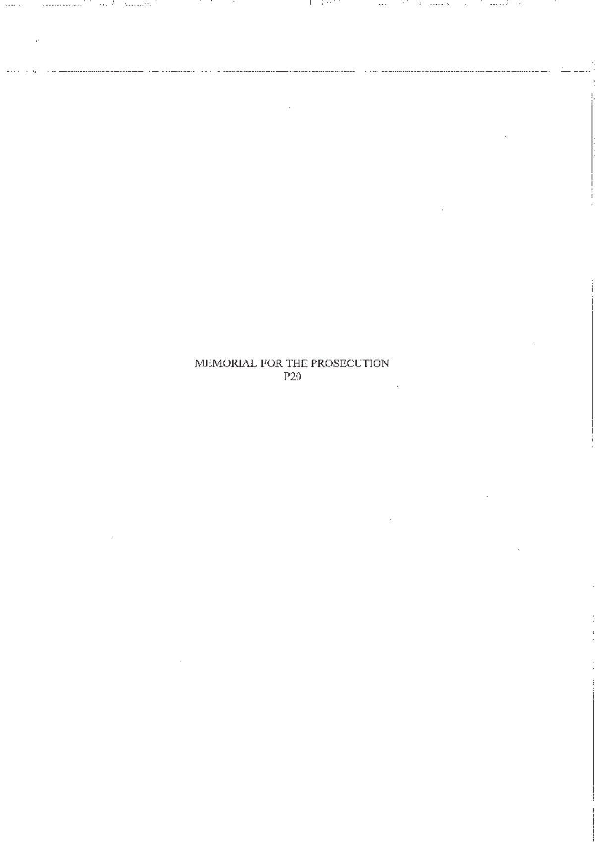 17 prosecutor - Best Memo of International Humanitarian Law Moot - Studocu