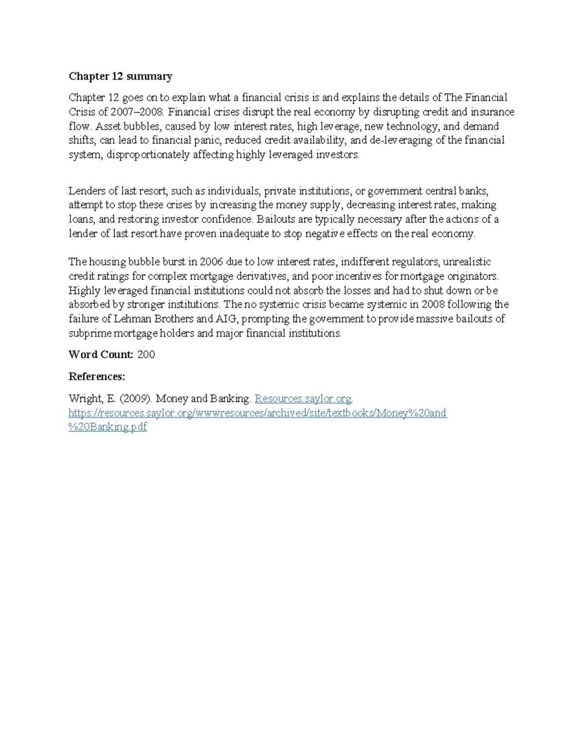 Chapter 12 summary - Chapter 12 summary Chapter 12 goes on to explain ...