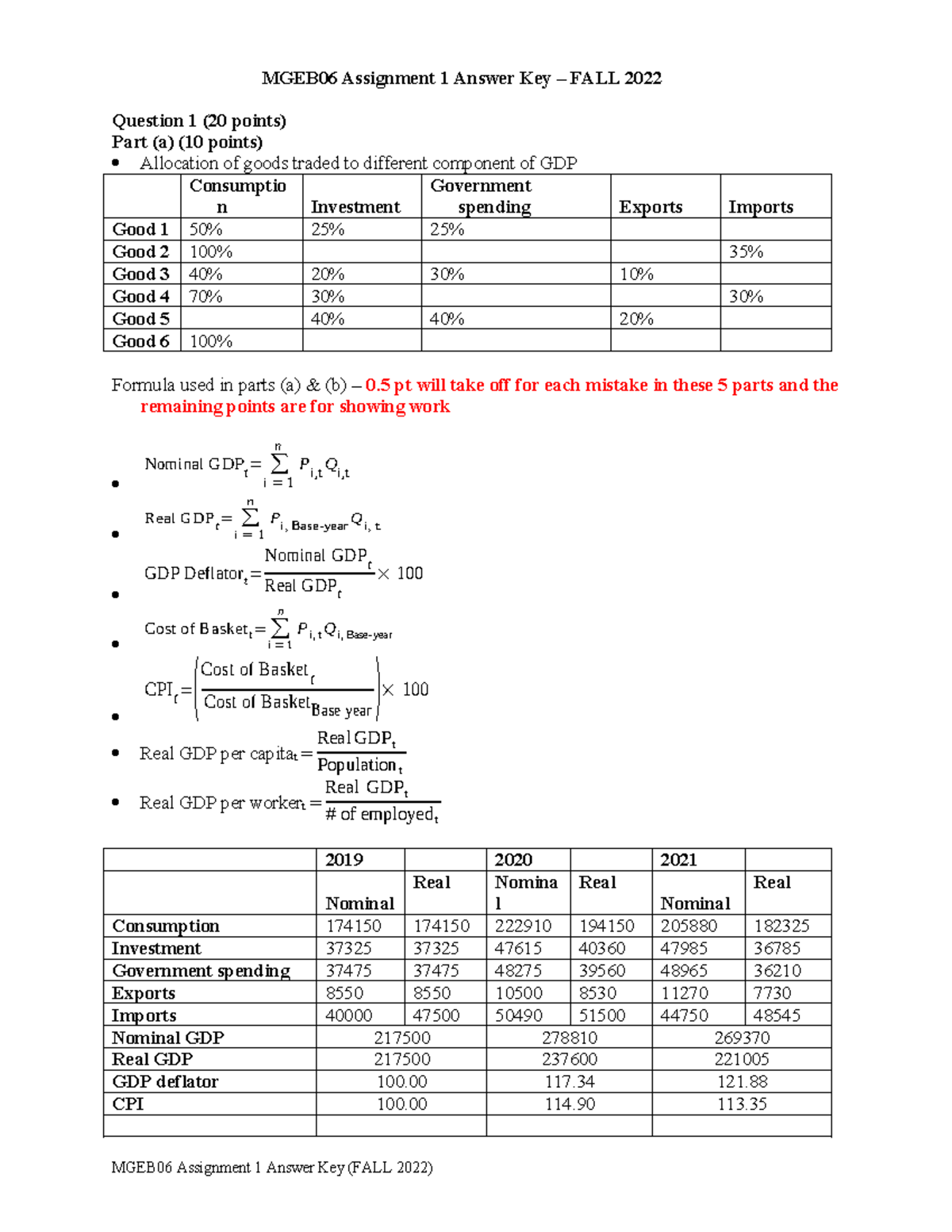 MGEB06 Assignment 1 Solution (FALL 2022) - MGEB06 Assignment 1 Answer ...