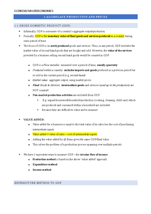 T8 Aggregate Demand Aggregate Supply Model - Econ1102 Macroeconomics 1 Tutorial No. 9 Week 12–16 ...