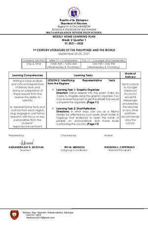 FS2-EP - FIELD STUDY - FS 2 (Creating my Classroom / Remote learning ...