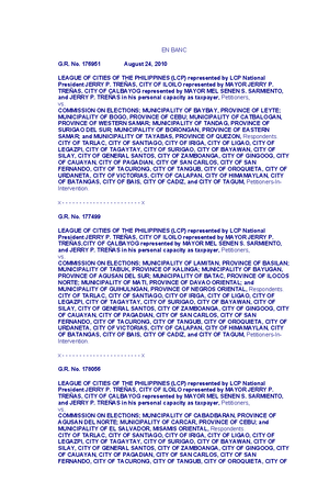 Fiscal autonomy of Judiciary - EN BANC G. No. 103524 April 15, 1992 ...