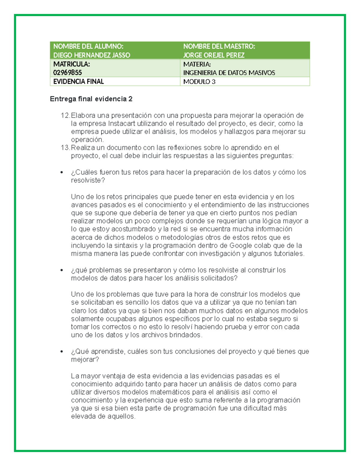 Eviencia Final Ingenieria DE Datos Masivos - NOMBRE DEL ALUMNO: DIEGO ...