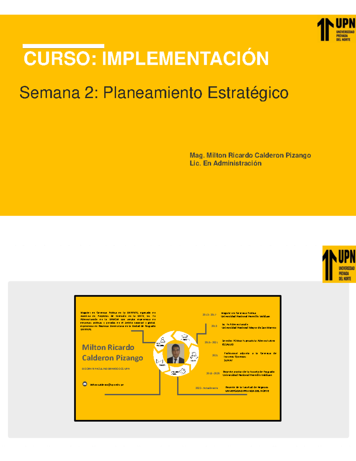 Sesión 2WA implementacion-2023 - Semana 2 : Planeamiento Estratégico ...