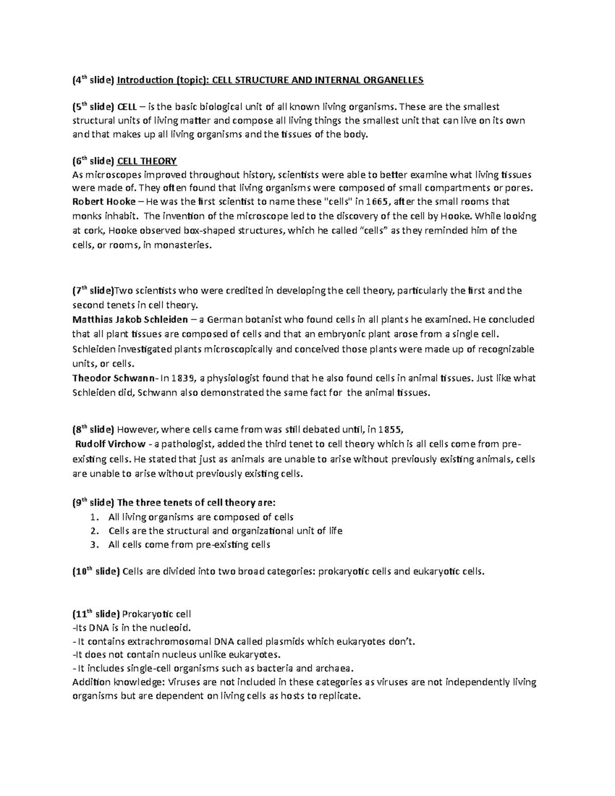 Ppt outline cell structure - (4th slide) Introduction (topic): CELL ...