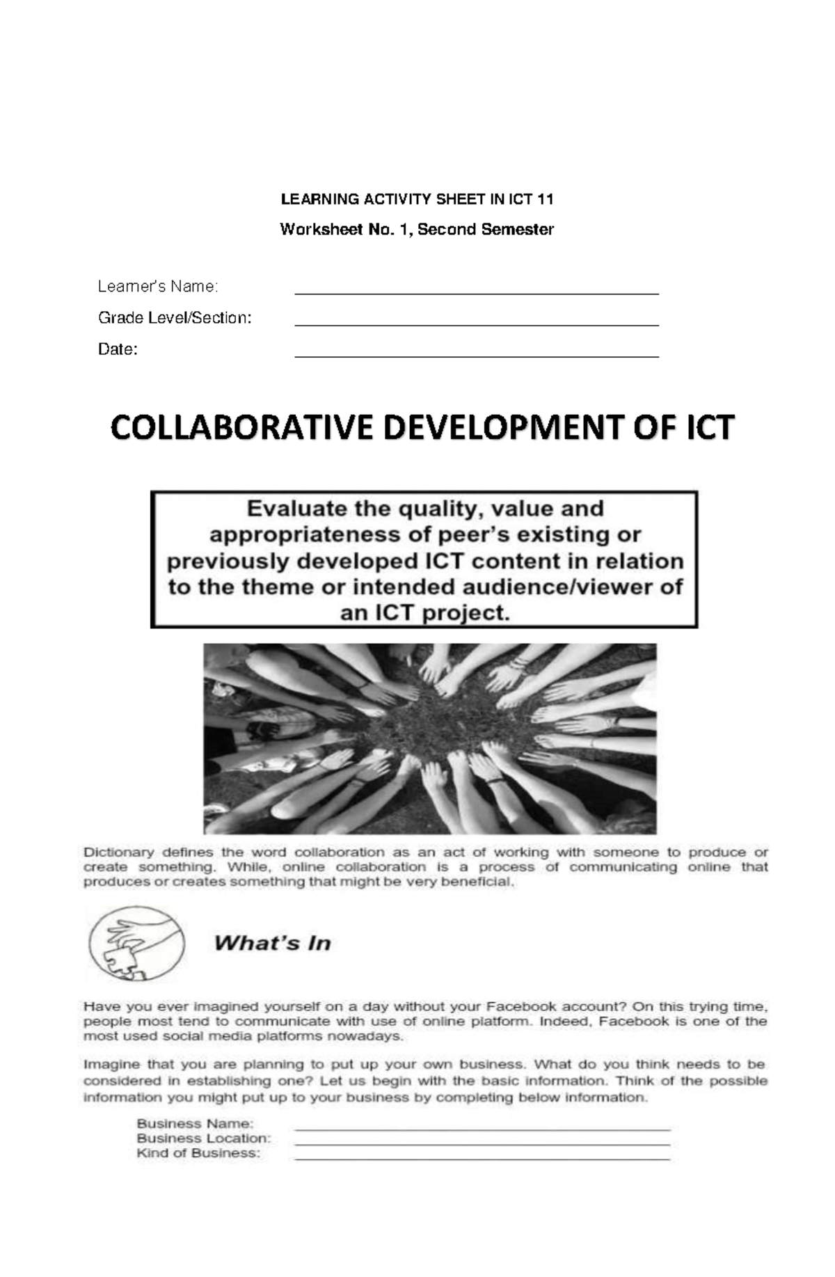 Learning- Activity- Sheet-IN-ICT-11 - Accoutancy - LEARNING ACTIVITY ...