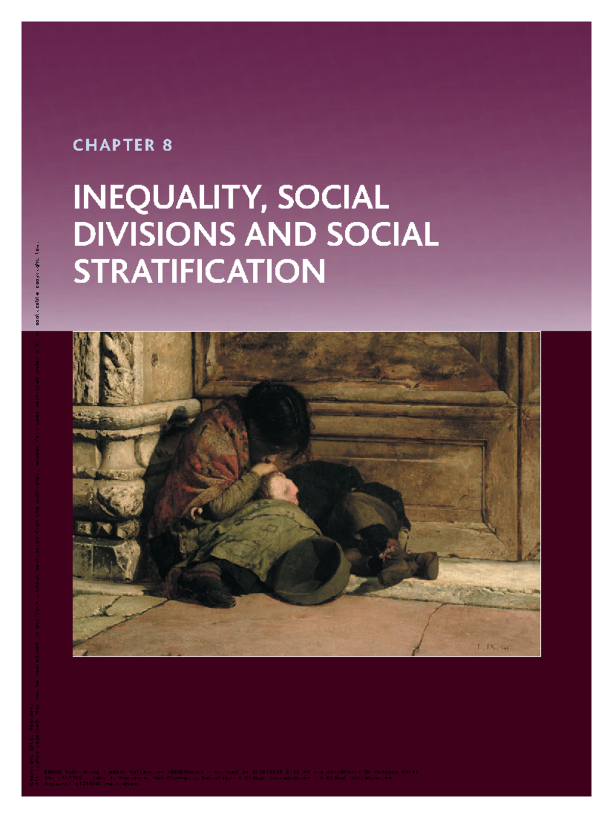 Chapter 8 for test 07 september - 250 CHAP TE R 8 INEQUALITY, SOCIAL ...