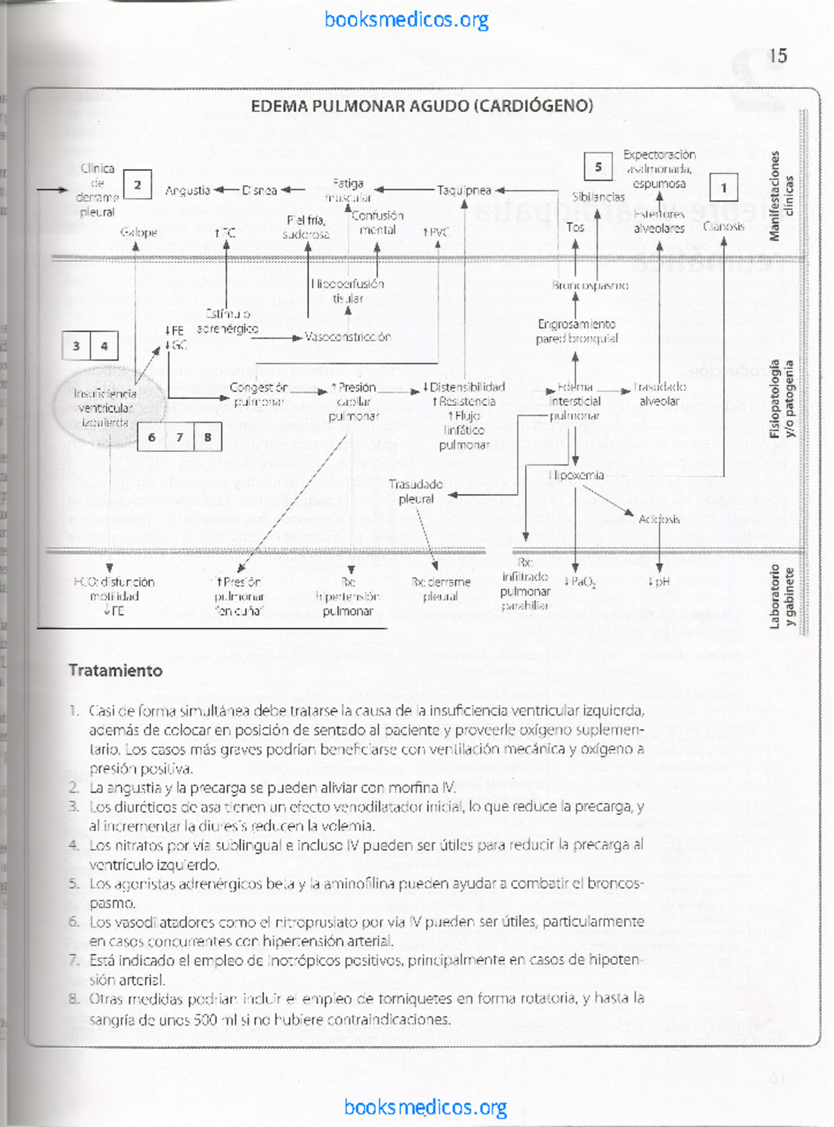 Esquema de Edema pulmonar agudo (cardiogenico) + tratamiento - 15 ...