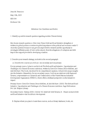 HIS 262 Mod 3 Paper - Christopher Haynes Southern New Hampshire ...