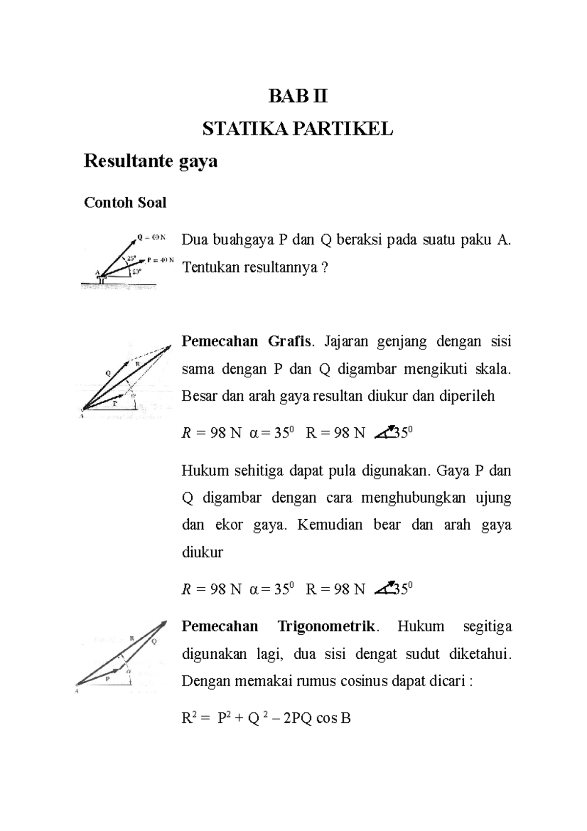 Pdf-bab-2-3 compress - apasih dasar dasar - BAB II STATIKA PARTIKEL ...