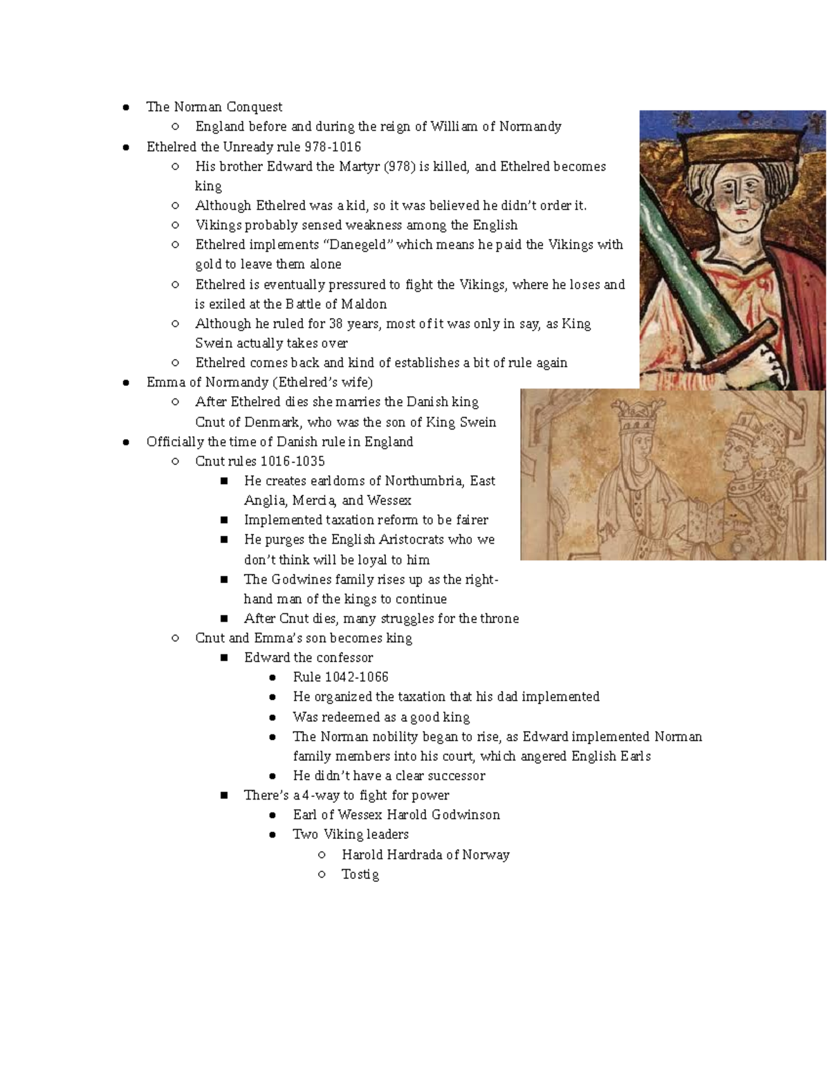 The Norman Conquest - Vikings probably sensed weakness among the ...