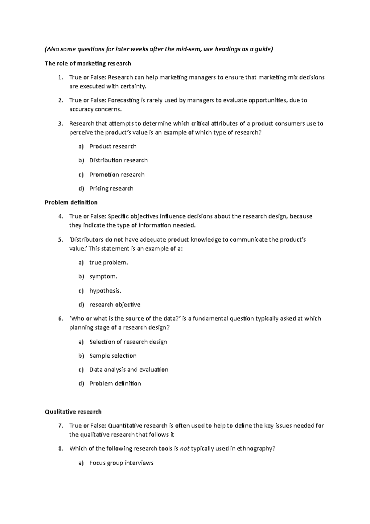 Tutorial Quiz 3 Tutorial 1 Worked Answers Also Some Questions For Later Weeks After The