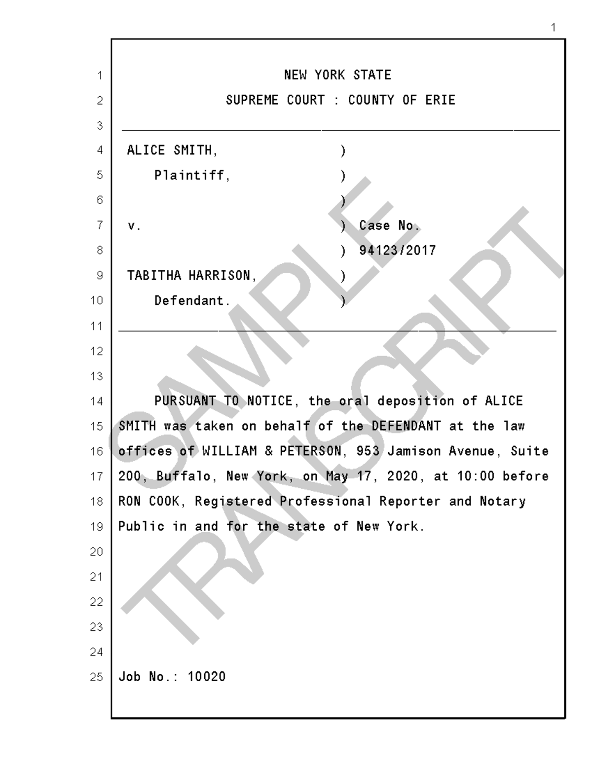 Transcript excerpt - 1 2 3 4 5 6 7 8 9 10 11 12 13 14 15 16 17 18 19 20 21 22 23 24 25 NEW YORK ...