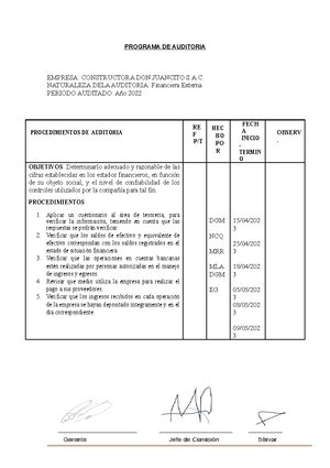 Auditoria F 2 - Evaluacion T2 -2023 - Edgar GIL Toribio - Curso ...