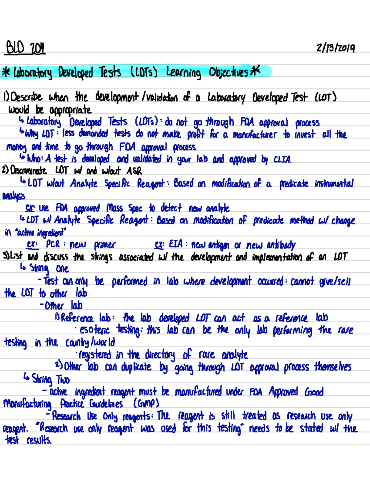 BLD 313 (SS19) 11 - learning objectives - BID 204 21/3/ * Laboratory ...