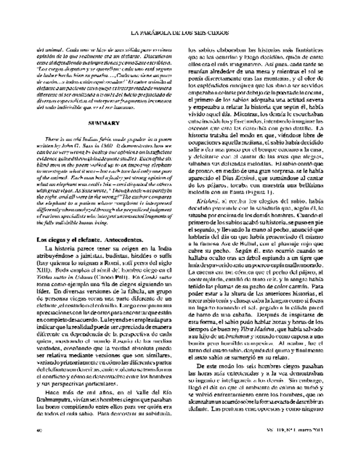 17981 144814488386 1 SM - LA PARÁBOLA DE LOS SEIS CIEGOS del animal ...