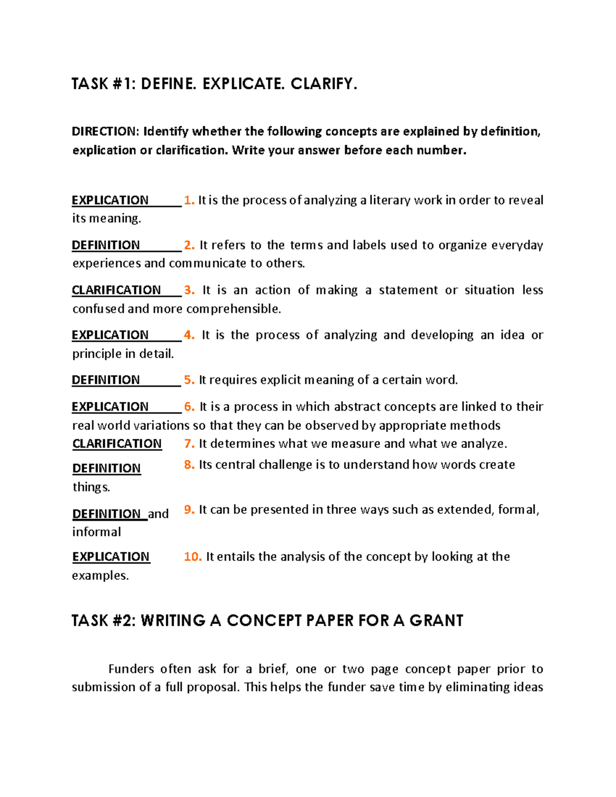 WEEK 7 - WEEK 7. This is a week seven activity for EAPP subject. - TASK ...