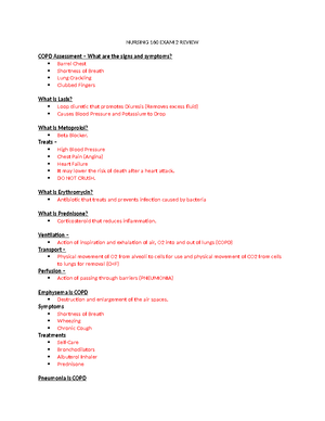 160 Week 7 and 8 - homework assignment - NUR 160 - Studocu