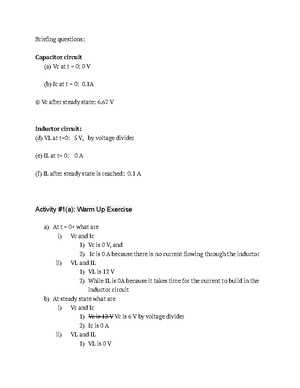 EPP1 Activity Sheet KVL KCL Superposition Lab - Activity Sheet - Circuits (Lab) Experimental ...