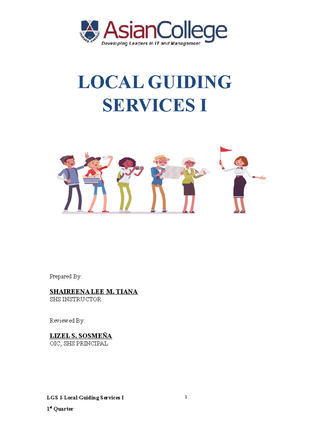 LGS Module 1st - Local guiding services - LOCAL GUIDING SERVICES I ...