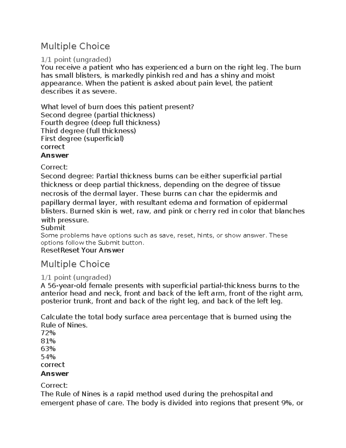 All the quizzes for D236 - Multiple Choice 1/1 point (ungraded) You ...